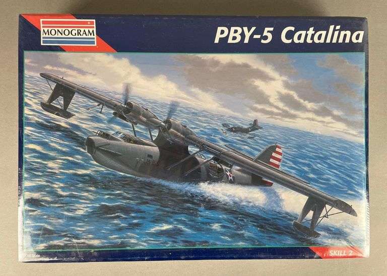 Monogram PBY-5 Catalina Airplane Model Kit - Matthew Bullock Auctioneers
