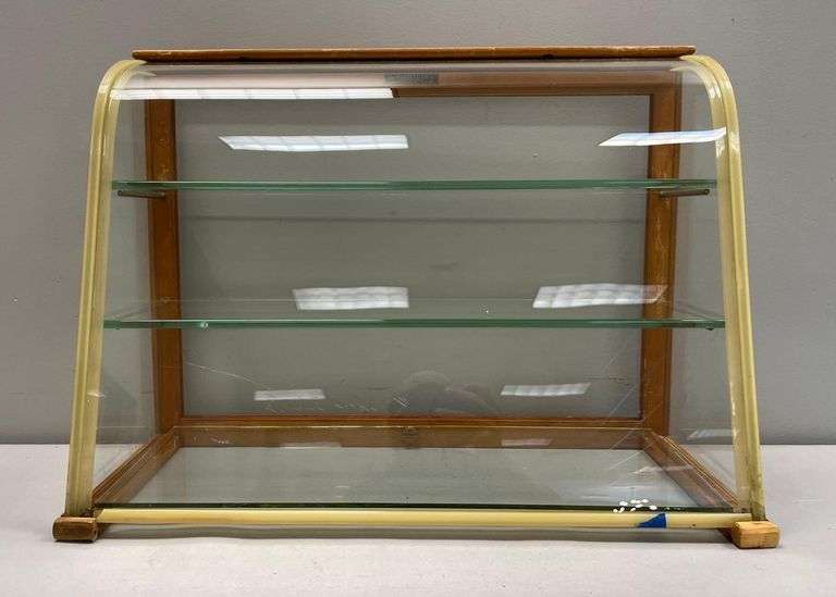 Antique Waddell Arched Glass Display Case - Matthew Bullock Auctioneers