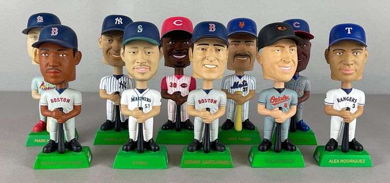 10 - 2001 Upper Deck Baseball Bobblehead Complete Set with Ichiro ...