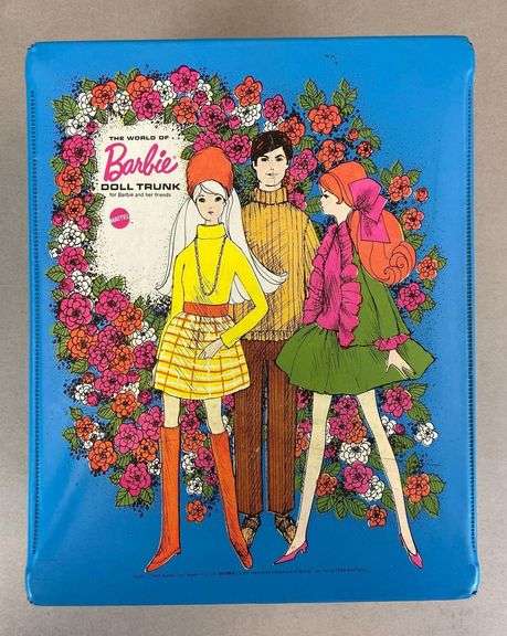 1969 Mattel Barbie Fashion Doll Trunk - Matthew Bullock Auctioneers