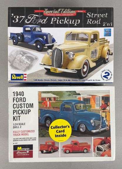 Group of 2 Early Ford Pickup Truck Model Kits - Matthew Bullock Auctioneers