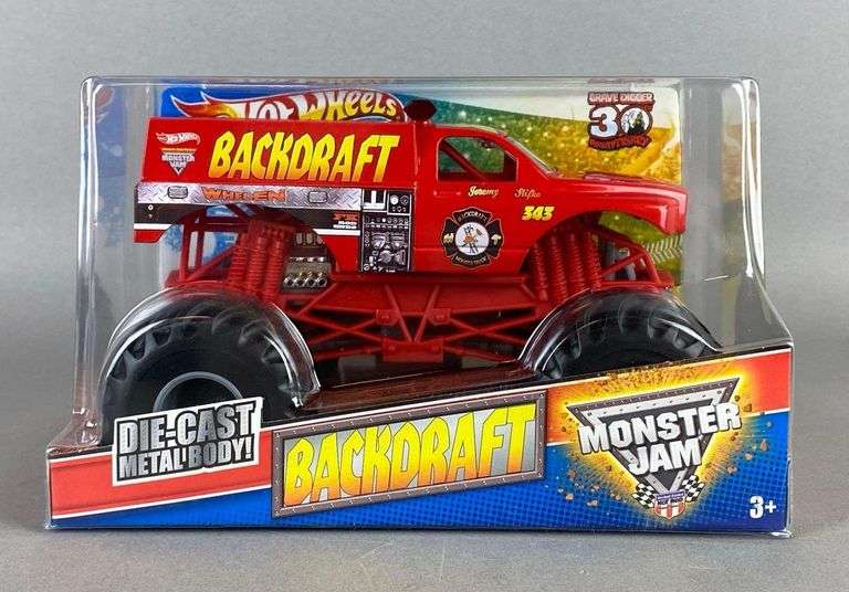 2012 Mattel Hot Wheels Monster Jam Backdraft Die-Cast Vehicle - Matthew ...