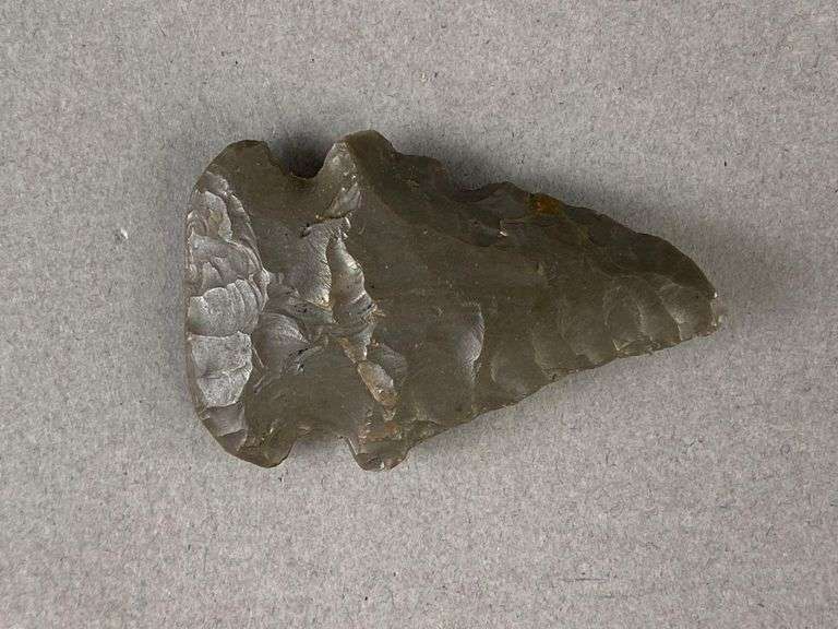 2 Inch Glossy Grey Flint Arrowhead Heike Collection - Matthew Bullock ...