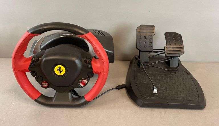 Thrustmaster Ferrari 458 Spider Computer Gaming Racing Set - Matthew ...