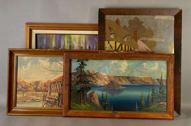 Group of 4 Artworks - Matthew Bullock Auctioneers
