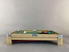 Vintage Gotham Pressed Steel Miniature Pool Table - Matthew Bullock ...