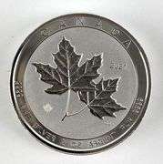2021 Canada Double Maple Leaf with Maple Leaf Privy 2 oz .999 Silver ...