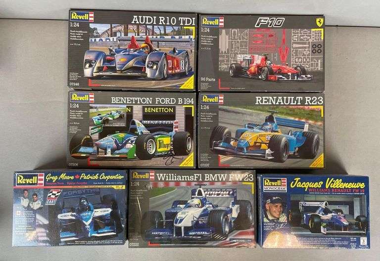 Group of Revell Racing Car Model Kits - Matthew Bullock Auctioneers