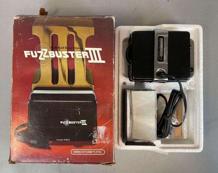 Vintage Electrolert Fuzzbuster III Radar Detector - Matthew Bullock ...