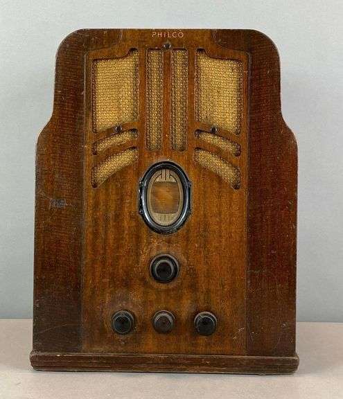 Vintage Philco Model 610 Superheterdyne Tombstone Tube Radio - Matthew ...