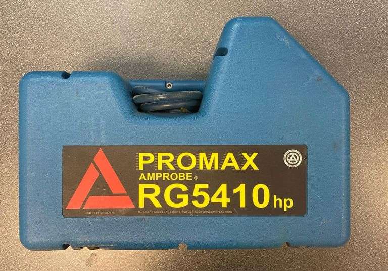 Promac Amprobe RG5410hp Refrigerant Recovery System - Matthew Bullock ...