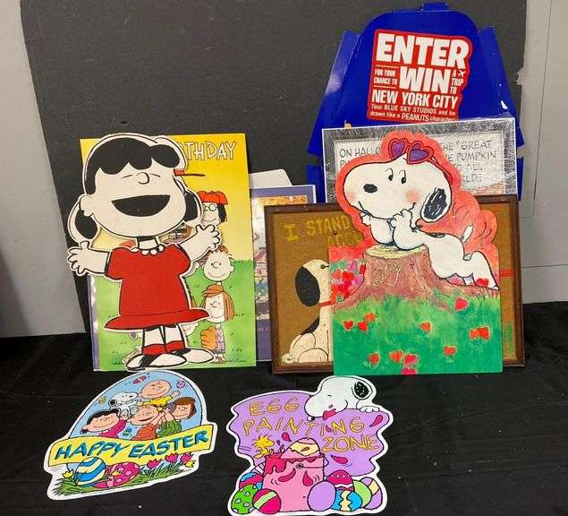 Group of Assorted Peanuts Snoopy Posters and More - Matthew Bullock ...