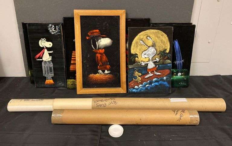 Group of Assorted Peanuts Snoopy Posters and More - Matthew Bullock ...
