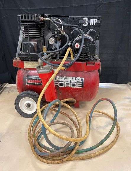 Sanborn Magna Force 3 HP Air Compressor - Matthew Bullock Auctioneers