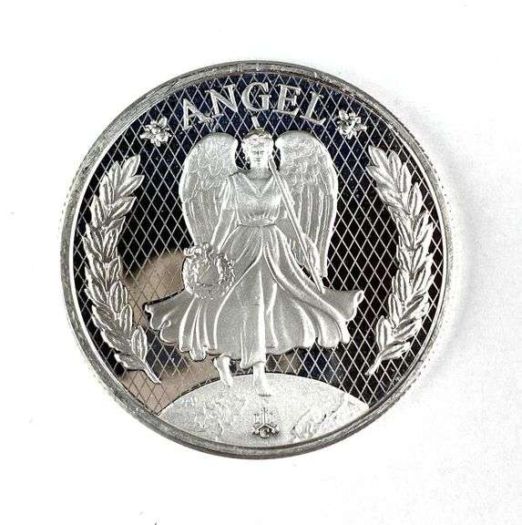 2023 St Helena 1 Pound Angel 1 oz .999 Silver Coin - Matthew Bullock ...