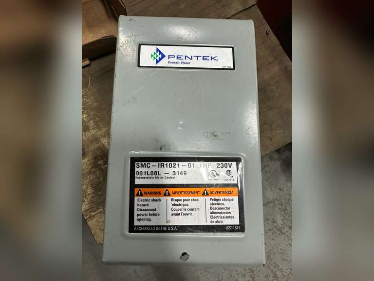 Submersible Pump Controller (Pentek) - McBids Auctioneers & Appraisers Inc