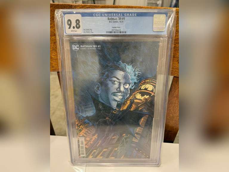 Batman '89 #1 Variant Cover 9.8 CGC Grade - McBids Auctioneers ...