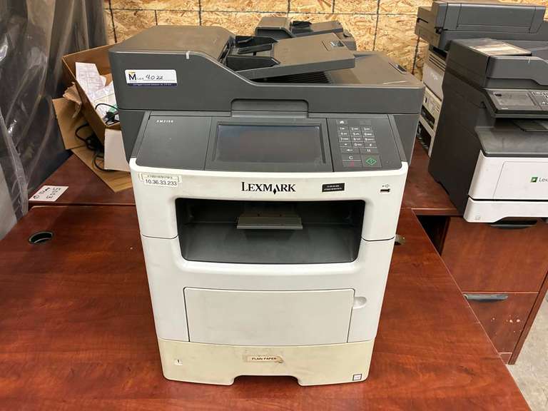Lexmark MX310 Laser All-in-One Printer - McBids Auctioneers ...