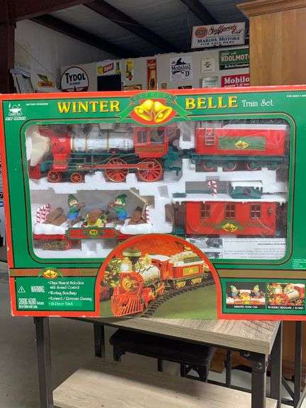 Musical Winter Belle Train set - McNatt Real Estate