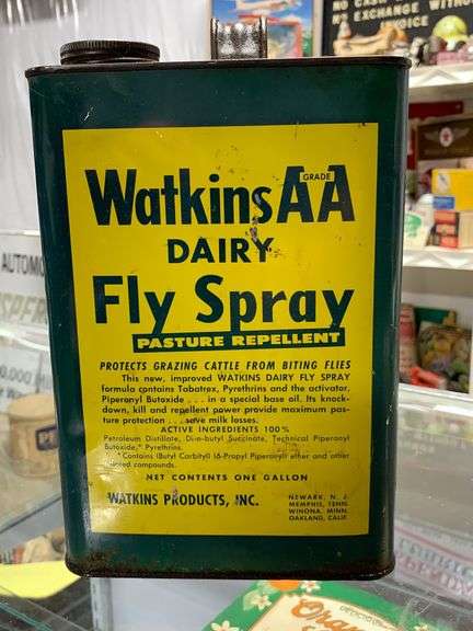 Watkins Grade AA 1 gallon Fly spray can - McNatt Real Estate