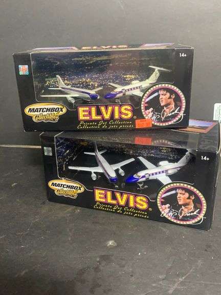 (2) Matchbox Collectible Elvis private jet collection - McNatt Real Estate