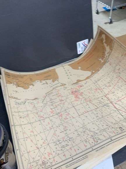 Old Bottom fishing chart -Coast Guard poster-and prints - McNatt Real ...
