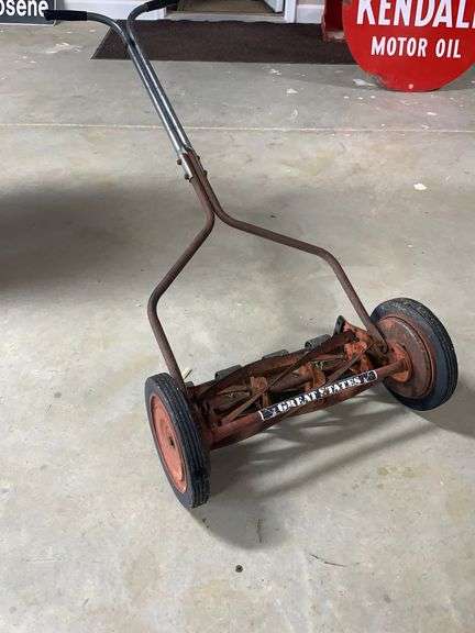 Great States old push mower -WORKS - McNatt Real Estate