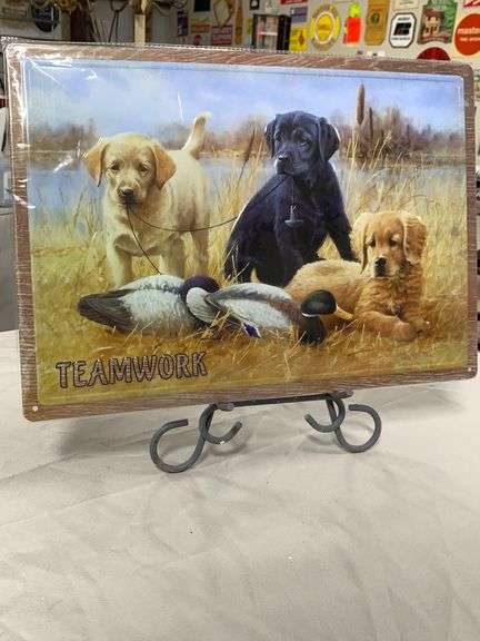 Great Teamwork metal sign 12x17” - McNatt Real Estate
