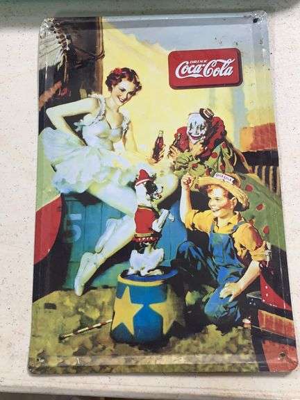 Small unusual Coke sign - McNatt Real Estate