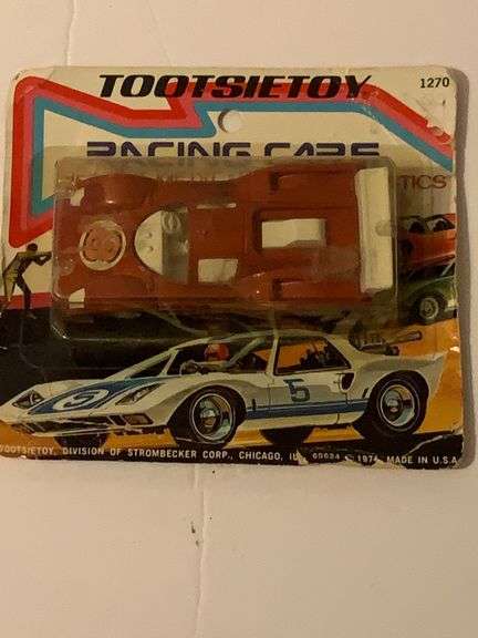 Rare find! Tootsie toy Racing car in its orig packaging - McNatt Real ...