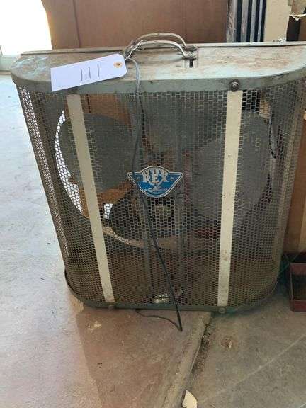 Old Rex window fan - McNatt Real Estate