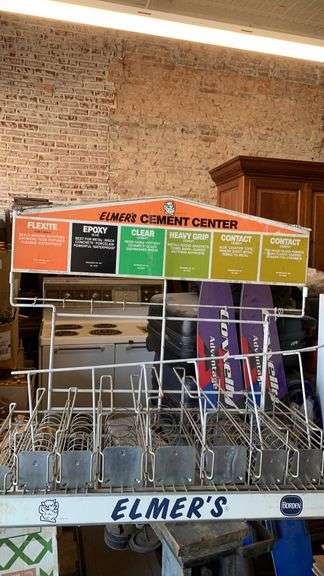 Elmers cement center store display - McNatt Real Estate