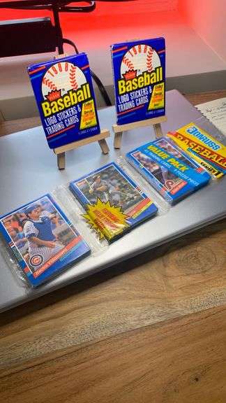 3 Unopened baseball packs - McNatt Real Estate