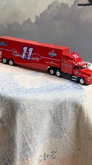 Bill Elliot diecast car hauler - McNatt Real Estate