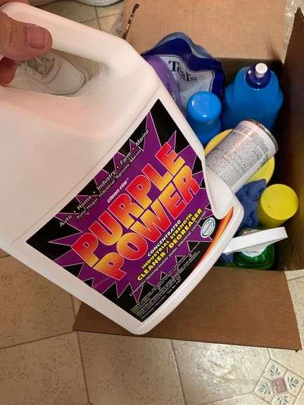 Box cleaning items - McNatt Real Estate