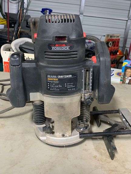 Industrial 3-1/2 HP Craftsman router -Works - McNatt Real Estate