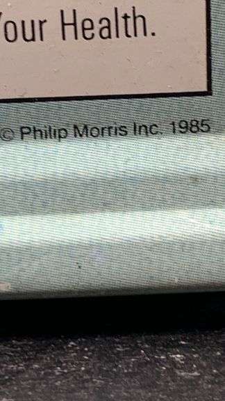 Vintage Benson and Hedges metal self framed sign - McNatt Real Estate