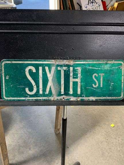 Orig vintage street sign - McNatt Real Estate