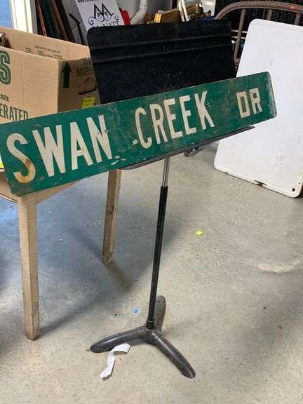 Orig vintage street sign - McNatt Real Estate