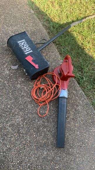Toro electric blower -ext. cord - mailbox - McNatt Real Estate