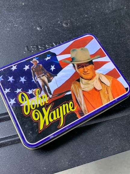 John Wayne collectors tin and knife set - McNatt Real Estate