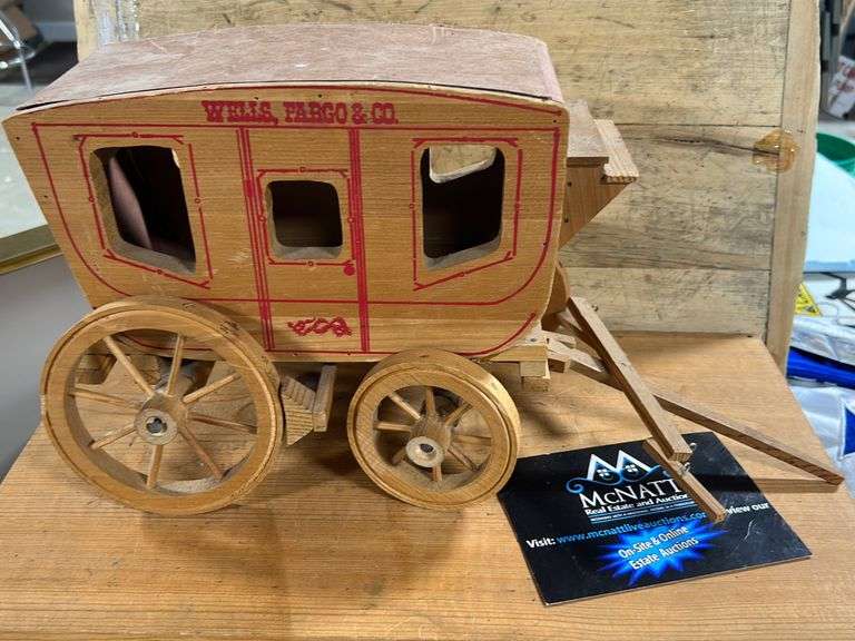 Unique handmade Wells Fargo stagecoach - McNatt Real Estate