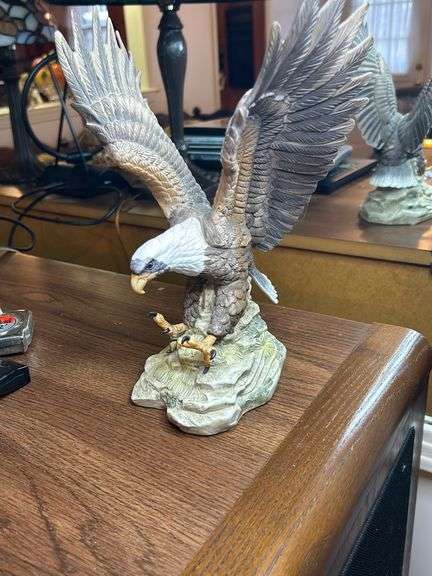 1984 Signed in the mold : J. Byron Eagle statue - McNatt Real Estate