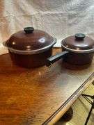 Vintage brown Club cookware - McNatt Real Estate