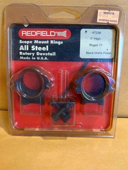 Redfield All steel Scope mount Rings - McNatt Real Estate