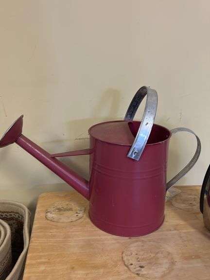 Metal Watering can - McNatt Real Estate
