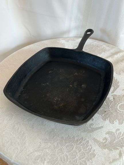 Cast iron square skillet - McNatt Real Estate