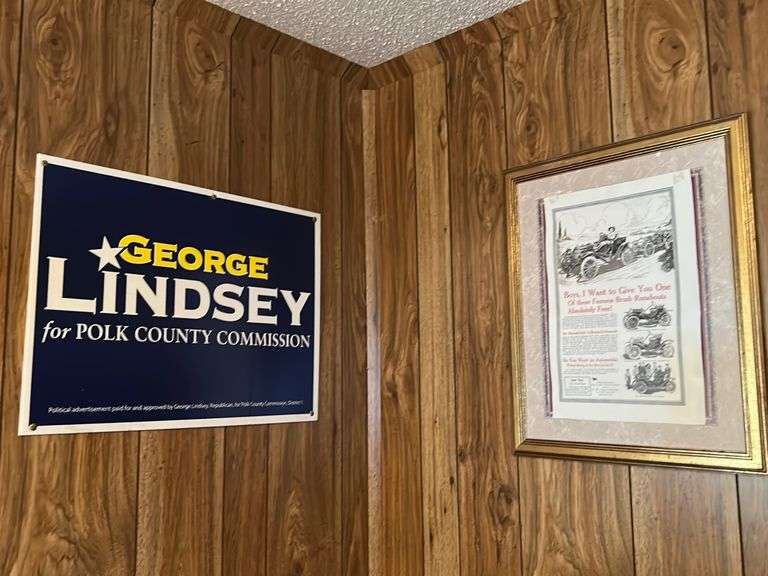 Advertising Runabout ad-Political adv sign - McNatt Real Estate