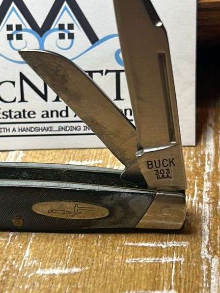Buck 3 Blade pocket knife - McNatt Real Estate
