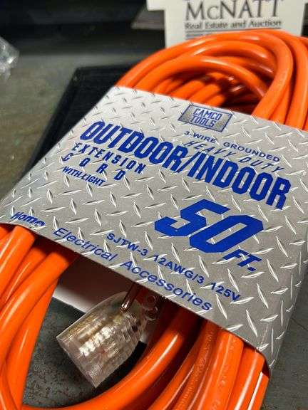 Camco 3 wire Grounded HEAVY DUTY 50’ extension cord - McNatt Real Estate